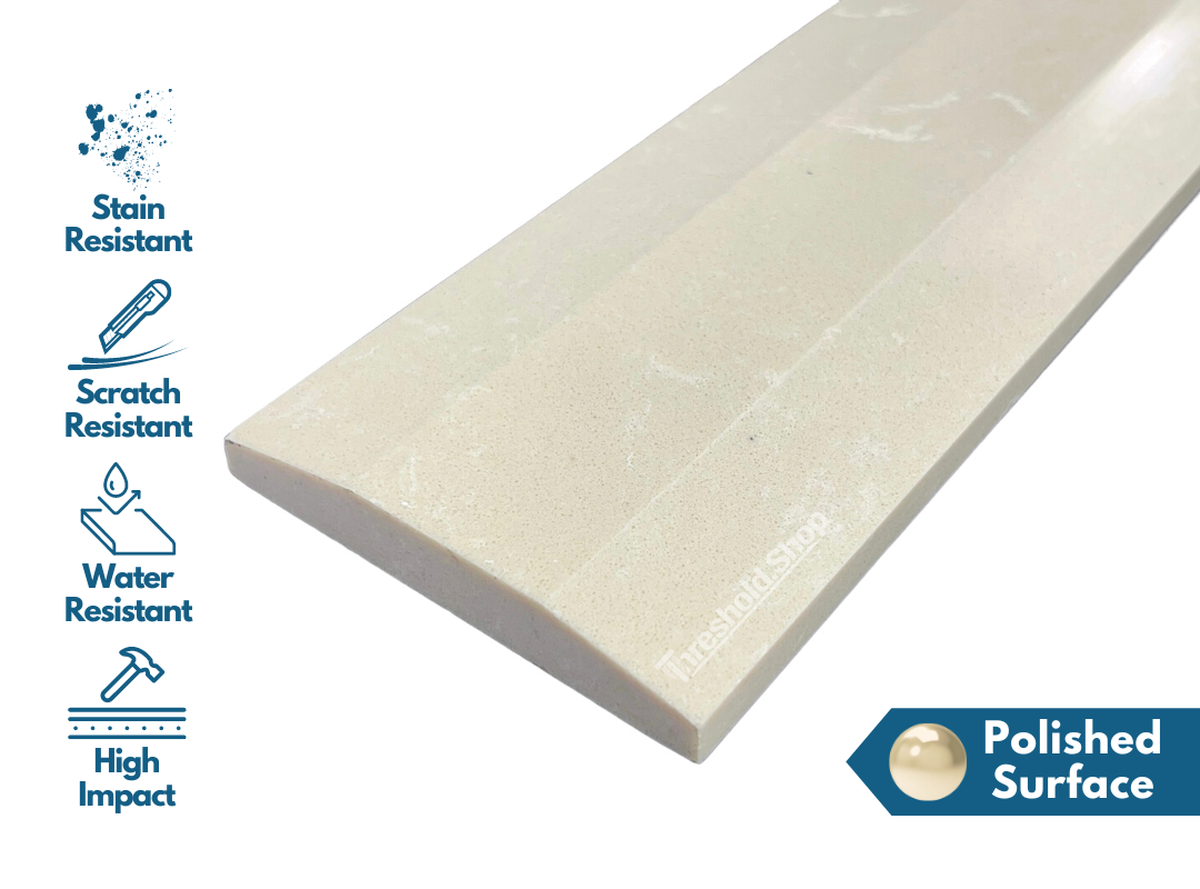 Beige Engineered Marble Threshold Double Hollywood | The Threshold Shop