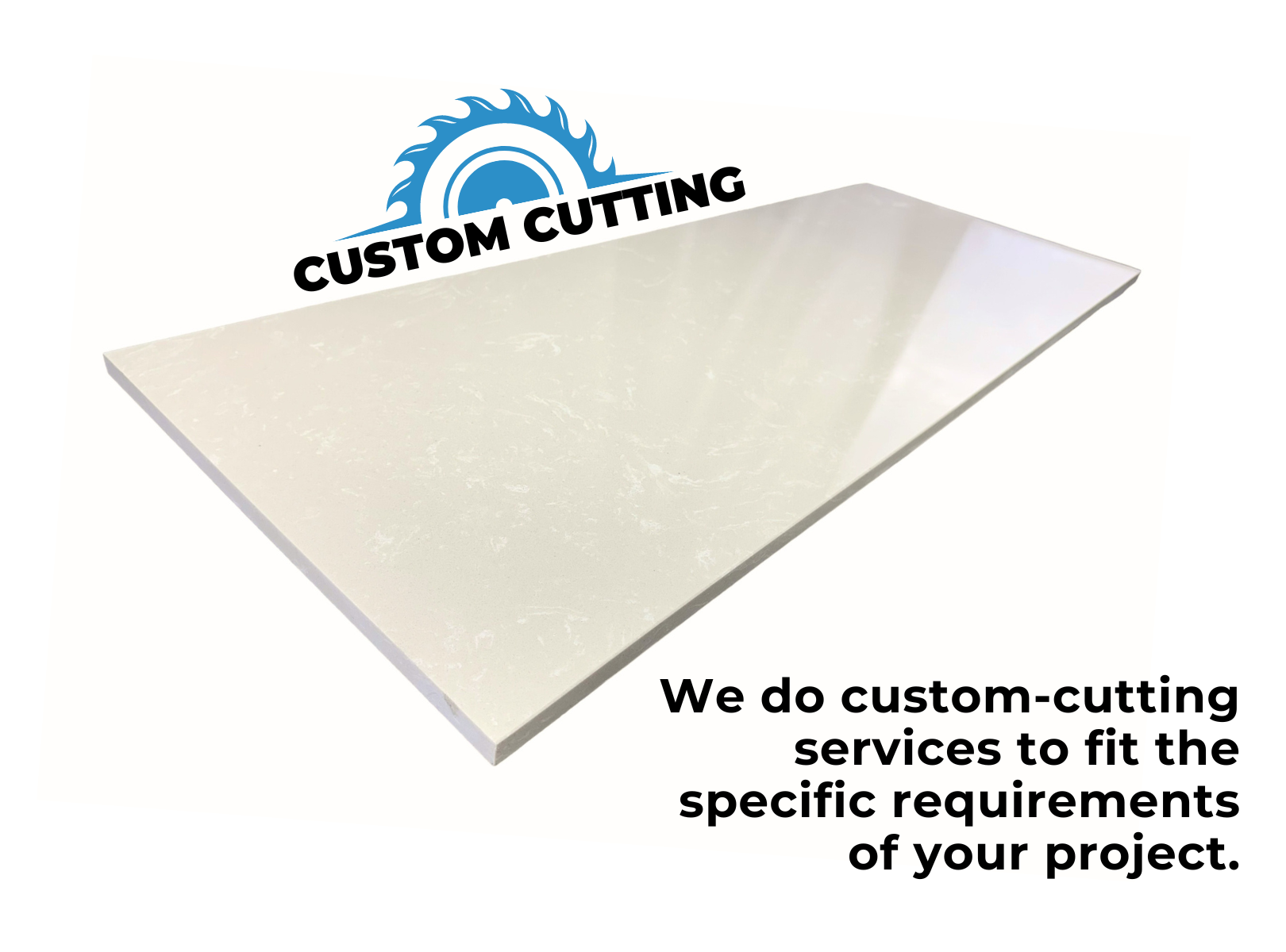 Custom Size | Shower Bench Beige Engineered Marble | The Threshold Shop