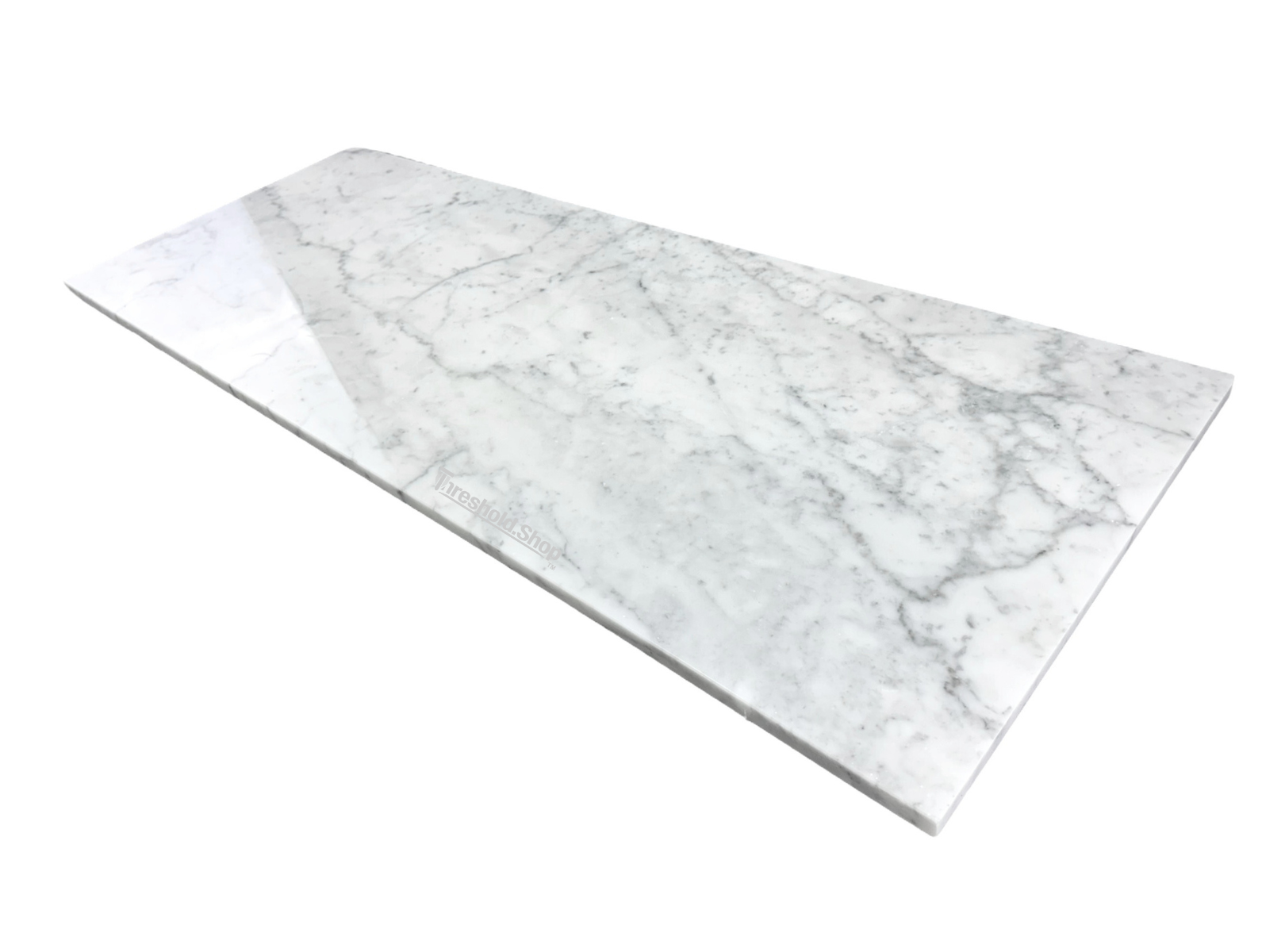 Custom Size | Shower Bench White Carrara Marble | The Threshold Shop
