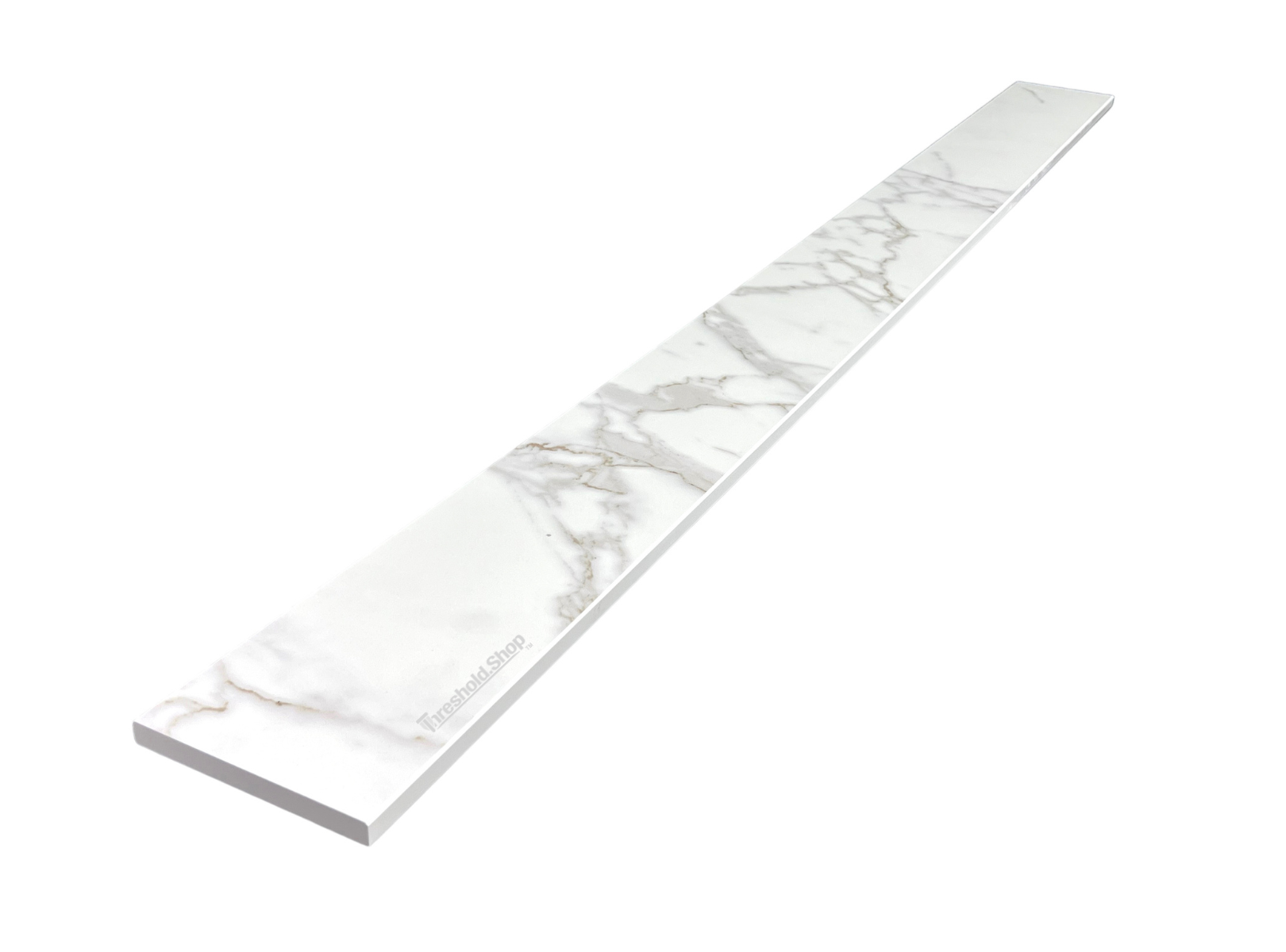 Custom Size | Calacatta Gold Engineered Marble Threshold Eased Edge ...